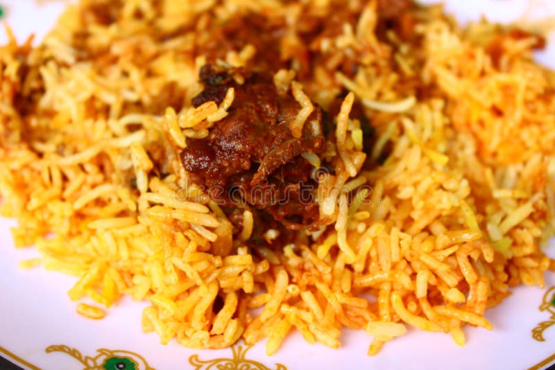 Mutton Biryani stock image. Image of mutton, lunch, food - 98948117