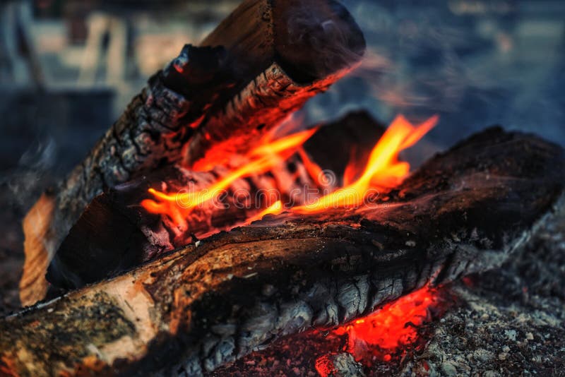 Close Up on Bonfire during Day Stock Photo - Image of fire, bonfire ...
