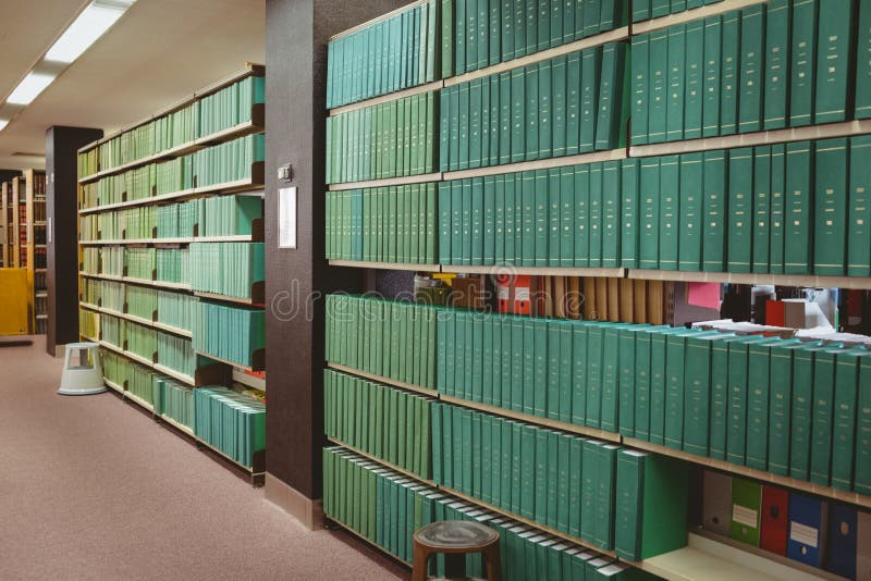 Close up of a bookshelf stock image. Image of college - 48957403