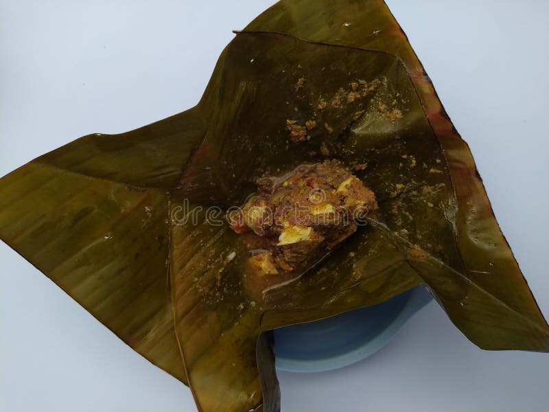 Close Up Botok. Indonesian Traditional Food Stock Photo - Image of ...