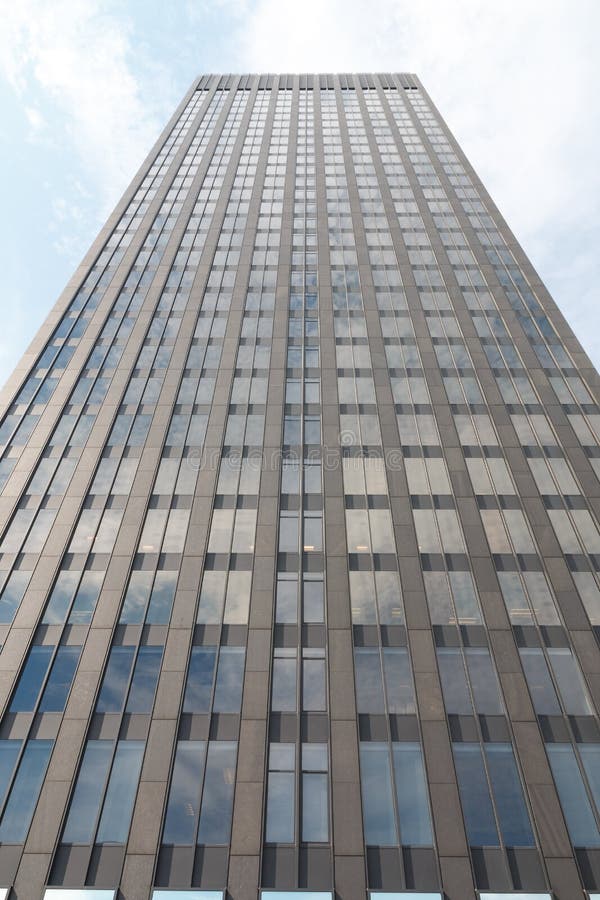 Close-up Bottom View of Glass Skyscraper Stock Photo - Image of tower ...