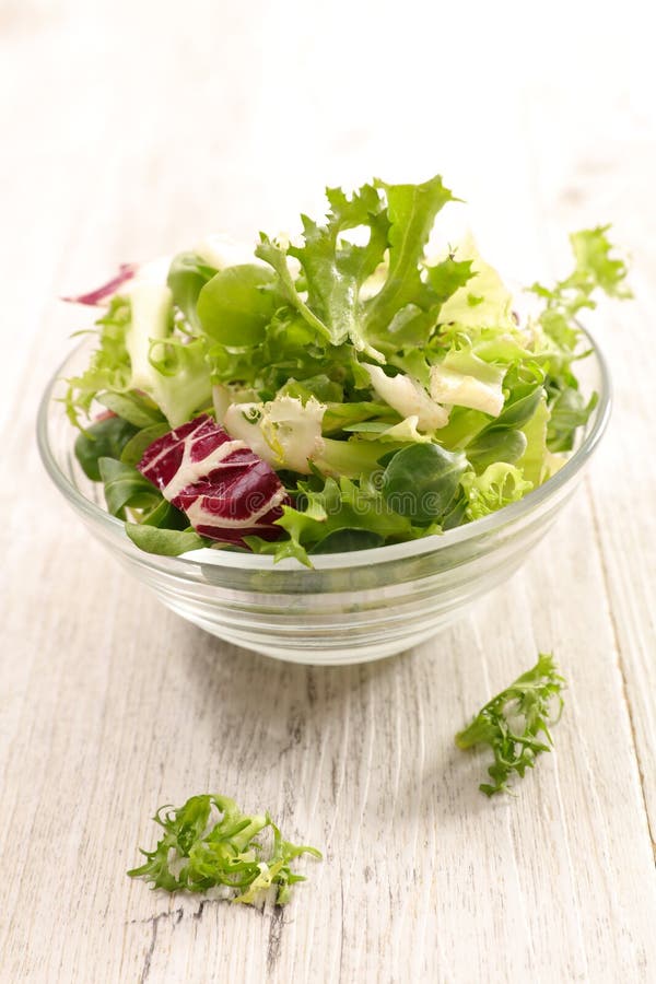 Bowl of lettuce stock image. Image of healthy, close - 111721001