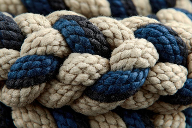 Intricate Rope Knot stock illustration. Illustration of navy - 389857304