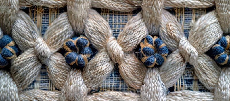 Close up of braided rope stock image. Image of intricate - 318461431