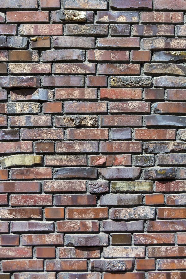 Close-up of a Brick Wall. Decorative Masonry Using Curves, Non-standard ...