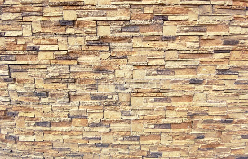 Close Up of Brick Wall, Example of Facing Material Stock Image - Image ...