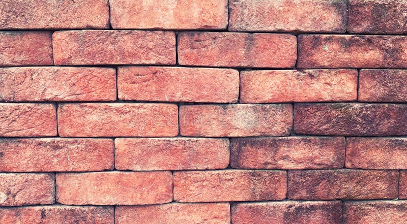 Close Up of Brick Wall, Example of Facing Material Stock Image - Image ...