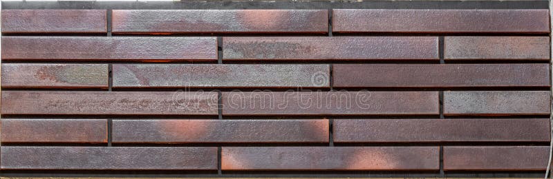 Close Up of Brick Wall, Example of Facing Material. Real Photography ...