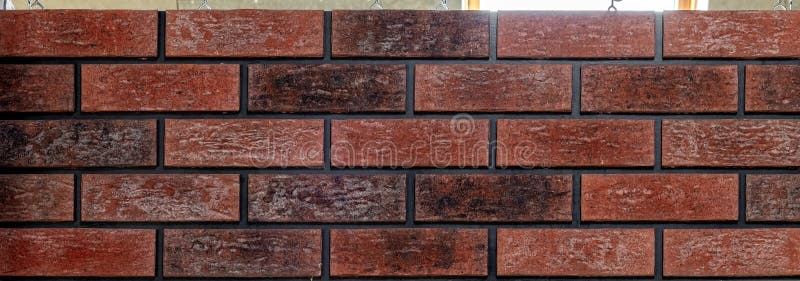 Close Up of Brick Wall, Example of Facing Material. Real Photography ...