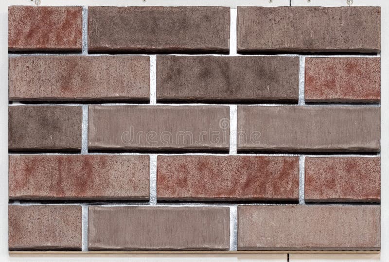 Close Up of Brick Wall, Example of Facing Material. Real Photography ...