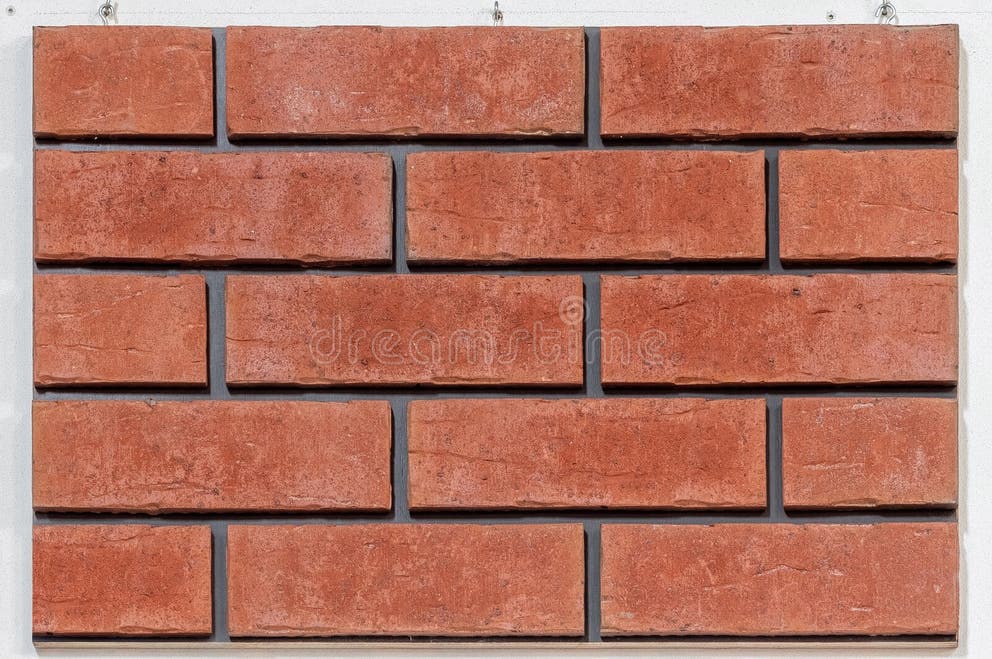 Close Up of Brick Wall, Example of Facing Material. Real Photography ...