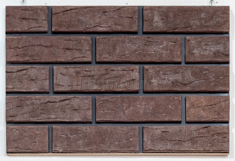 Close Up of Brick Wall, Example of Facing Material. Real Photography ...