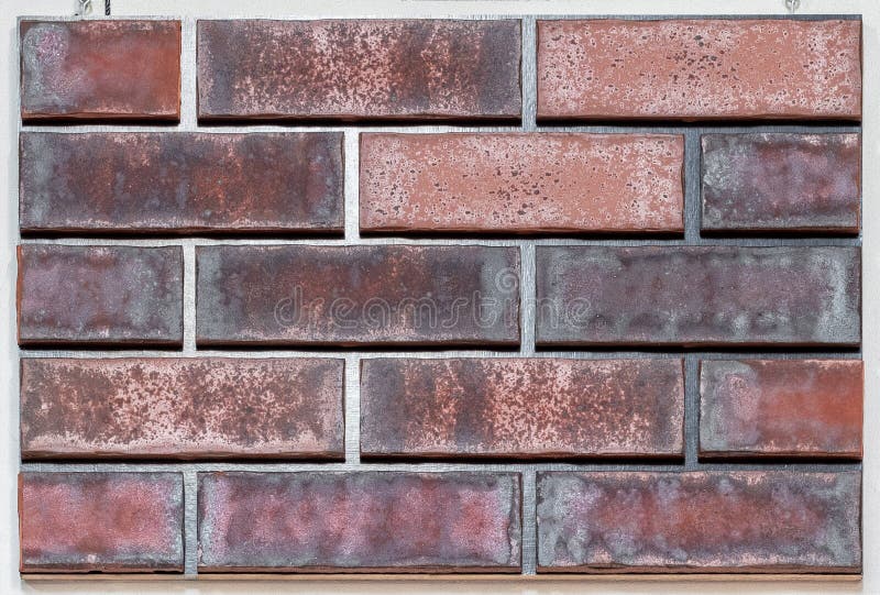 Close Up of Brick Wall, Example of Facing Material. Real Photography ...
