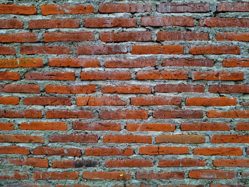 Close-up of a Brick Wall, Red Brick Wall Texture Background Stock Photo - Image of structure ...