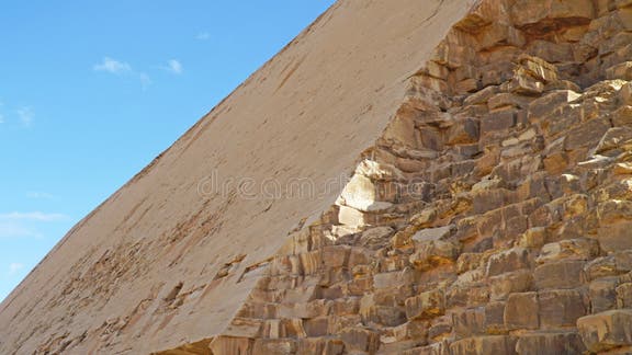Close Up of Bricks Bent Pyramid, Dahshur, Egypt Stock Photo - Image of ...