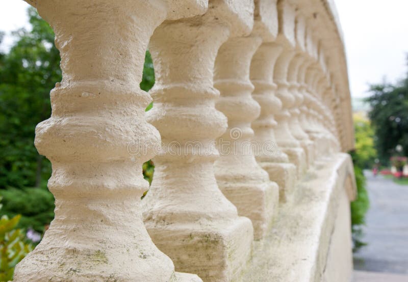 Close up of bridge columns stock photo. Image of pass - 96882962