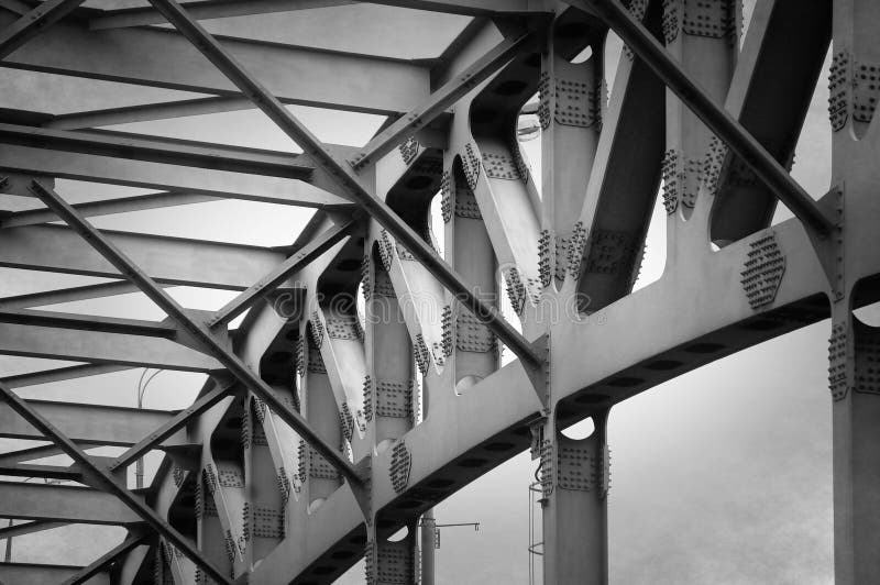 Close-up , bridge frame stock photo. Image of point, construction ...