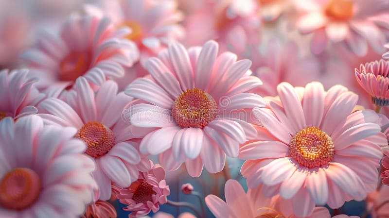 Close-up of Bright Pink Summer Flowers. Background of Flowers Stock ...
