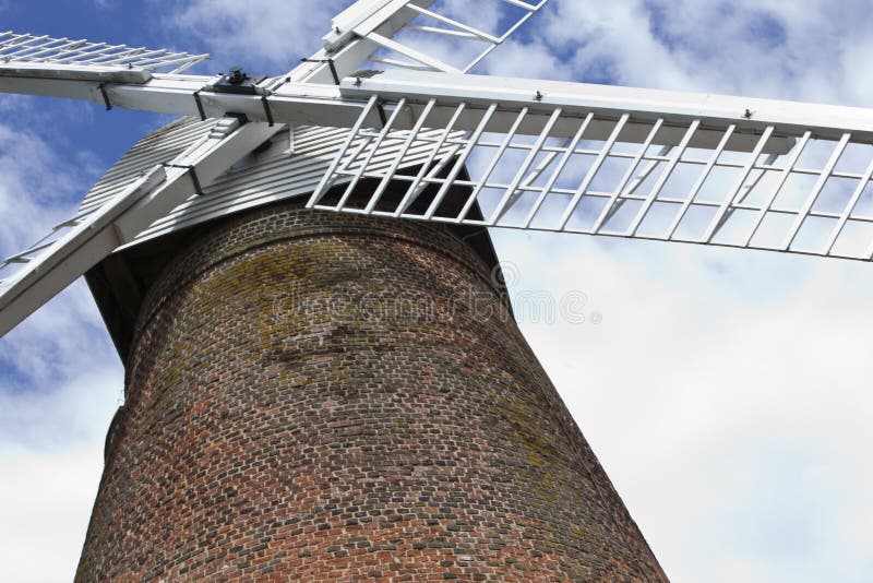 Close-Up of British Windmill Stock Image - Image of vane, industry ...