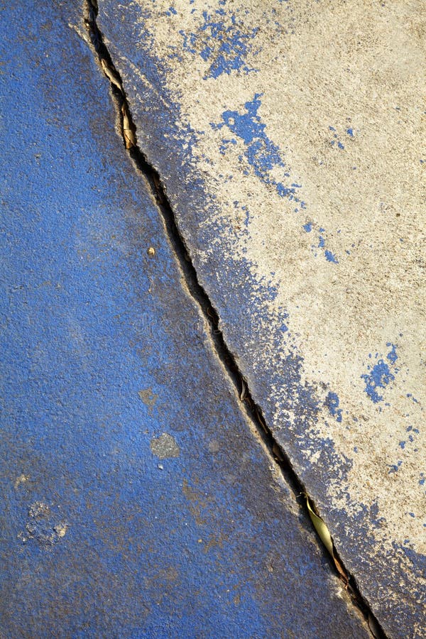 Close up broken blue road stock image. Image of highway - 40635649