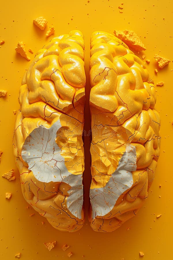 Close Up of Human Brain Showing Neurons Firing and Neural Extensions ...