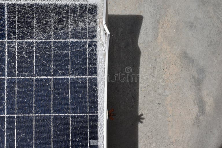Close Up of Broken Solar Panel Texture Stock Photo - Image of crack ...