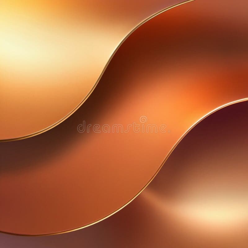 A Close-up of Bronze Surface with a Gradient, Featuring Curved Lines ...
