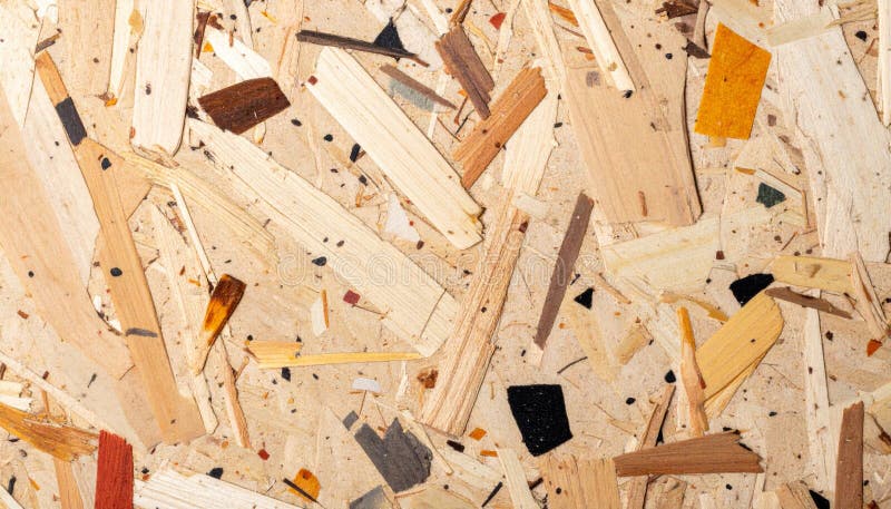 Close Up Brown and Beige Wood Chip Particleboard Texture Stock ...