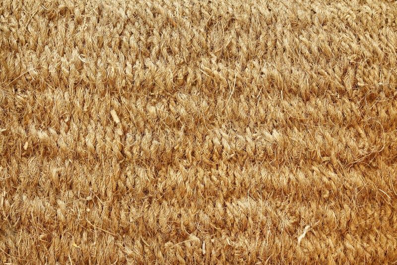 Close Up Brown Color Coconut Fiber Mat Texture Stock Image - Image of ...