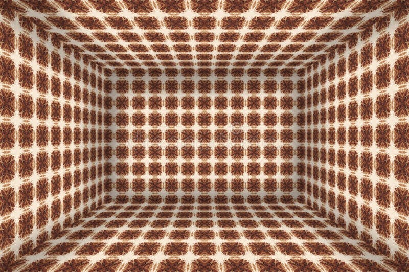 Brown Color Pattern Room for Background Stock Illustration ...