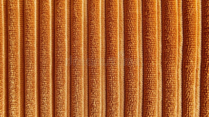 Close-up of Brown Corduroy Fabric with Vertical Ridges Stock ...
