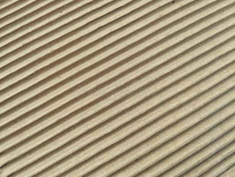 Close Up of Brown Corrugated Cardboard Pattern and Texture Background ...