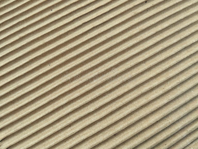 Close Up of Brown Corrugated Cardboard Pattern and Texture Background ...