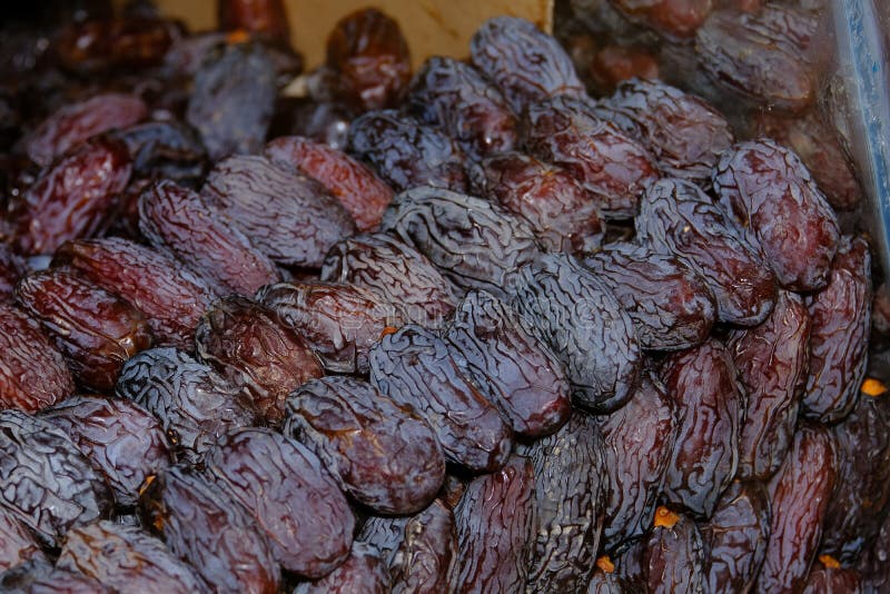 Close up of brown dates stock photo. Image of nature - 127054964