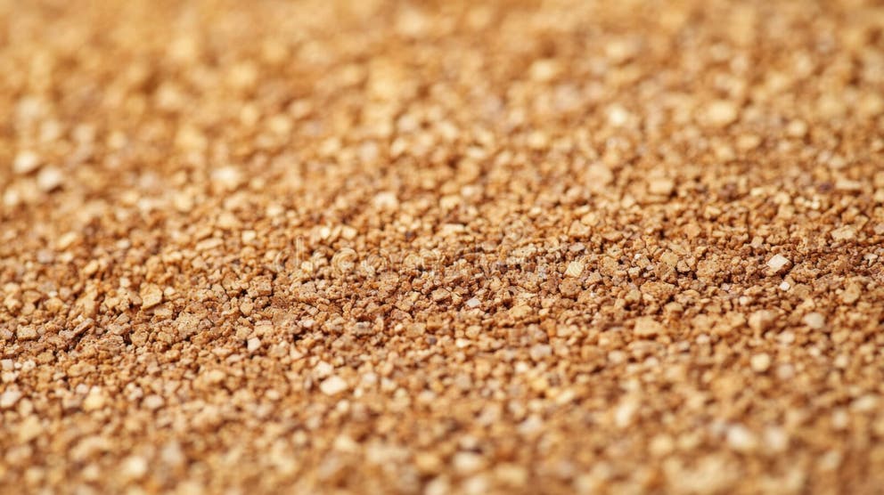 Close-Up of Brown Granular Texture Background Stock Illustration ...