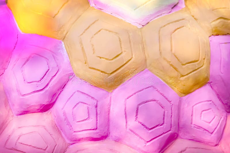 Brown Pink Bright Concrete Wall Texture with Embossed Tortoise Shell ...