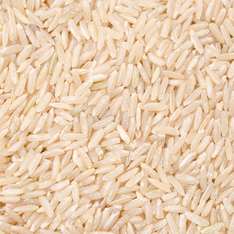 Close-up of Brown Rice Background Stock Image - Image of heap, food ...