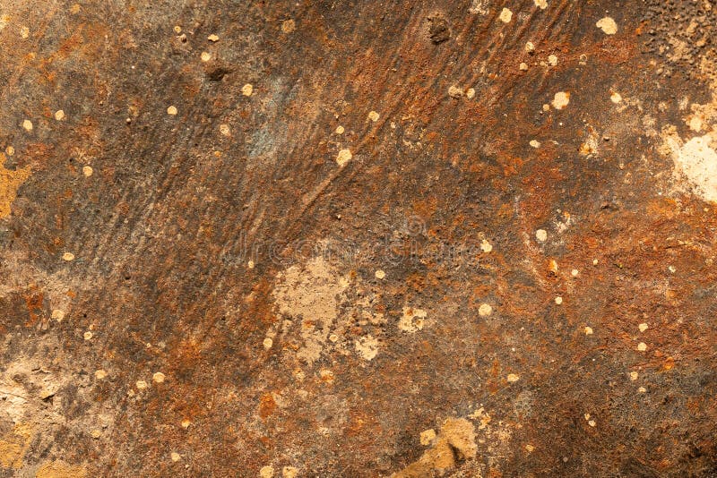 A Close-up of a Brown Rusty Metal Surface Stock Photo - Image of grungy ...
