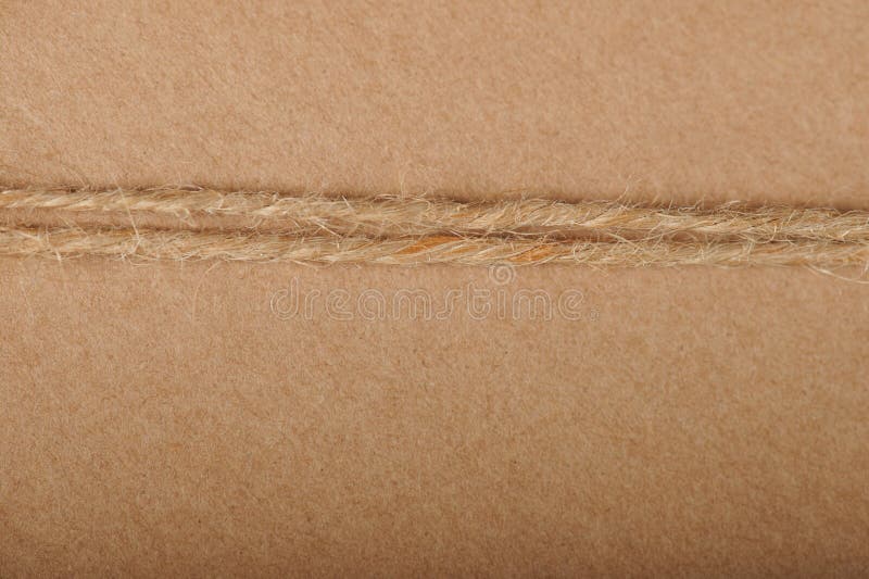 Close Up of Brown String Rope Stock Image - Image of symbol, fiber ...