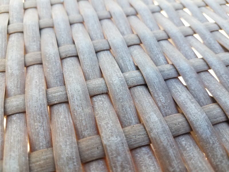 Close Up of Brown Wicker Table or Surface Stock Image - Image of ...