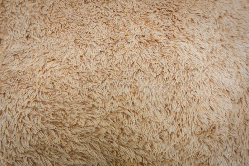 Close-up Brown Wool Fluffy Fur Texture Stock Image - Image of material ...