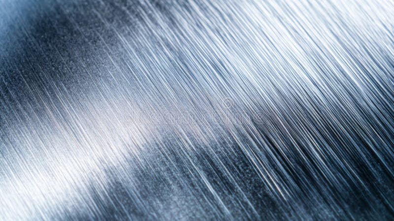 Close-up of Brushed Metal with Parallel Lines Stock Illustration ...