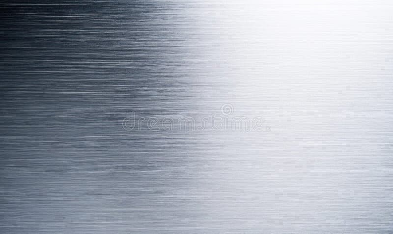 Close-up of a Brushed Metal Surface with a Subtle Gradient of Light ...