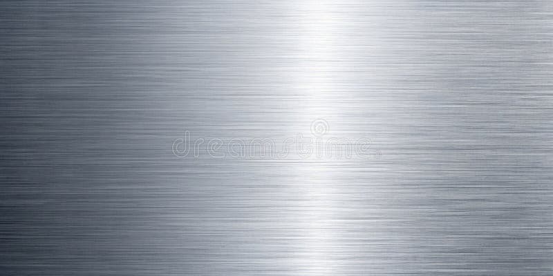 Close Up of Brushed Silver Metal with a Smooth Texture and a Subtle ...