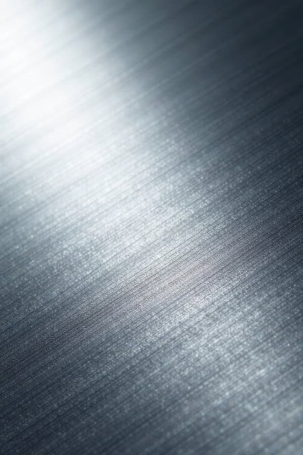 Close Up of Brushed Silver Surface, Showing Fine Linear Texture, Hard ...