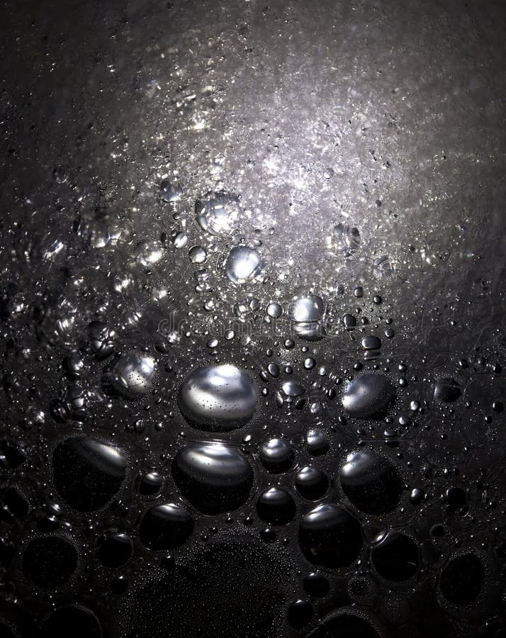 Close up of bubbles stock image. Image of black, water - 15231319