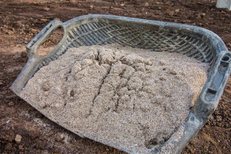 Close up Buckets on sand. stock image. Image of barrow - 74648299