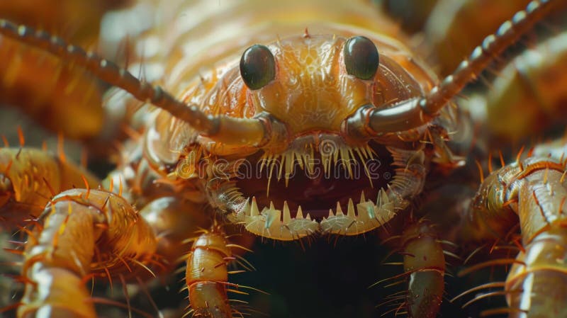Close Up of a Bug with Its Mouth Open, Suitable for Educational ...