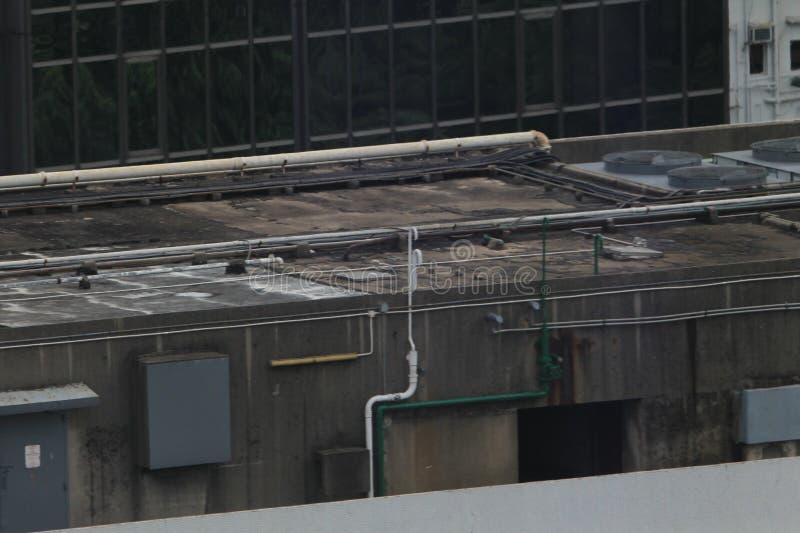 Close Up of the Building Exterior at Hong Kong Stock Photo - Image of ...