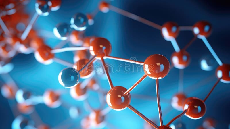 A Close Up of a Bunch of Connected Spheres. Great for Technology ...